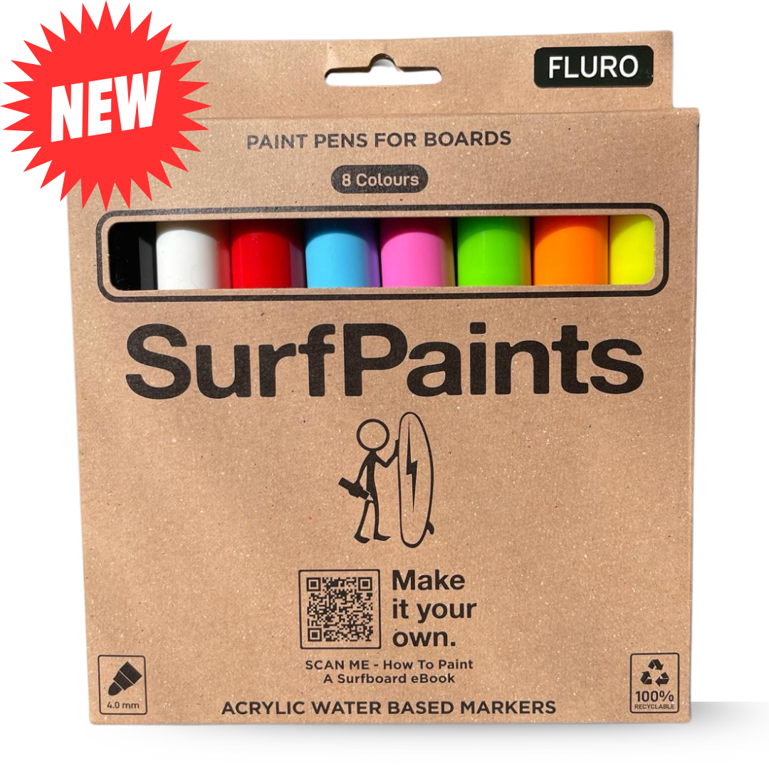 Fluro Acrylic Paint Pens - Size 4mm Bullet Nibs – Surfpaints