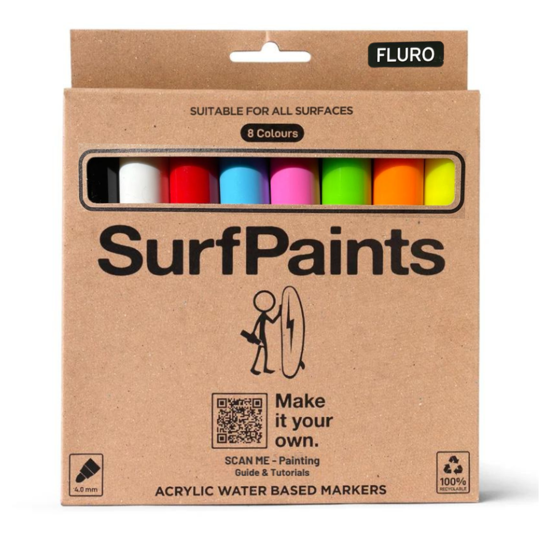 Fluro Acrylic Paint Pens - Size 4mm Bullet Nibs – Surfpaints