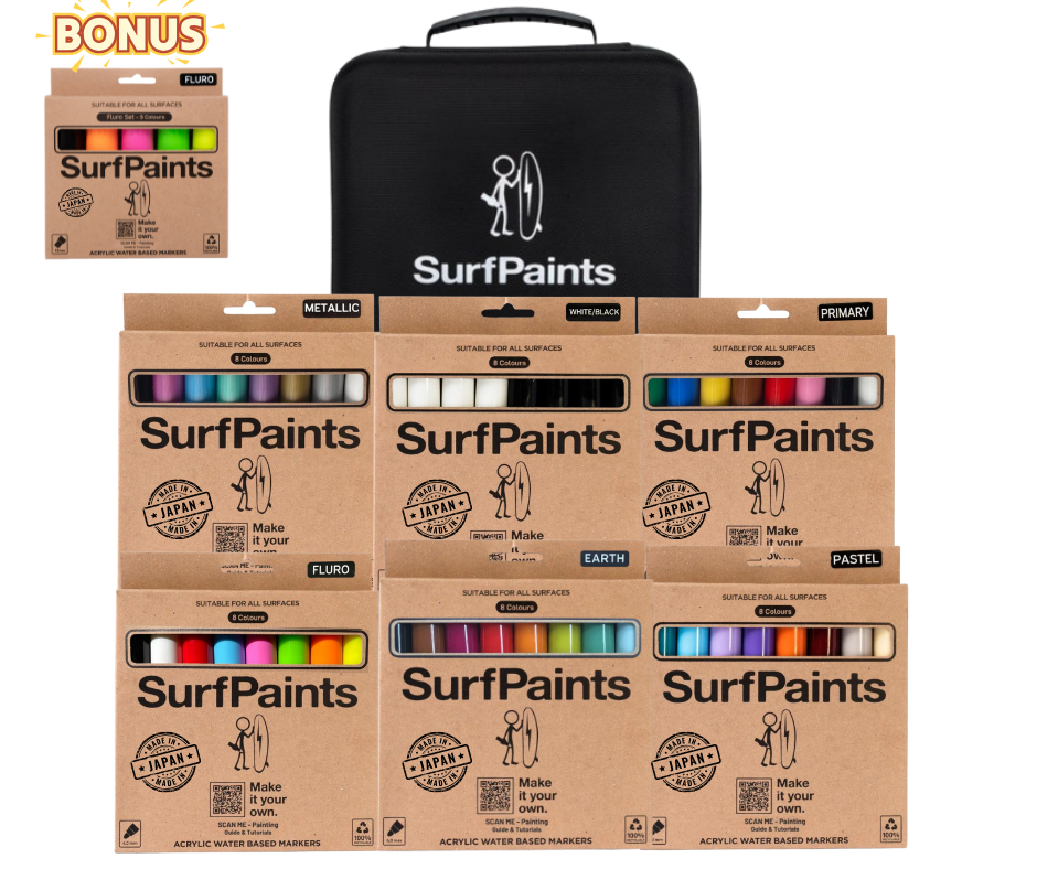 Surfpaints All In One DIY Starter Kit – 48 Japanese Acrylic Paint Pens
