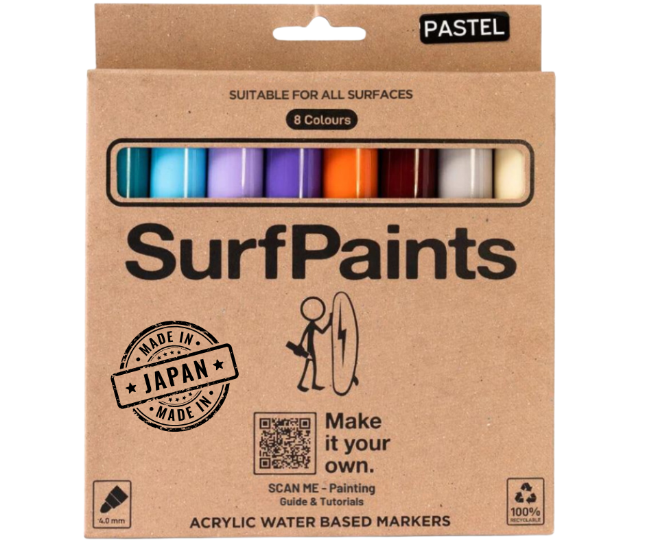 Pastel Acrylic Paint Pens - 4mm Durable Bullet Nibs for All Surfaces ...