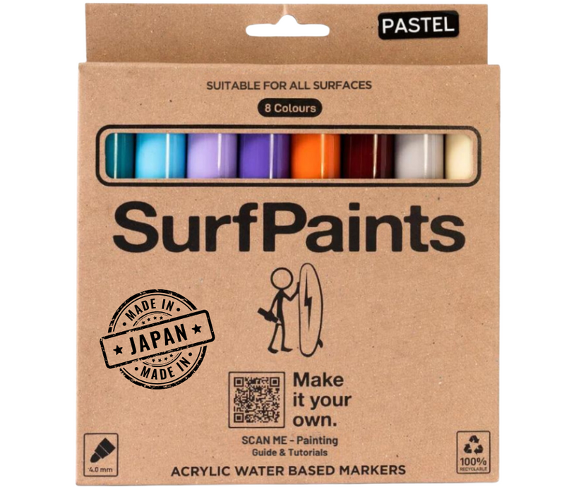 Pastel Acrylic Paint Pens - 4mm Durable Bullet Nibs for All Surfaces ...